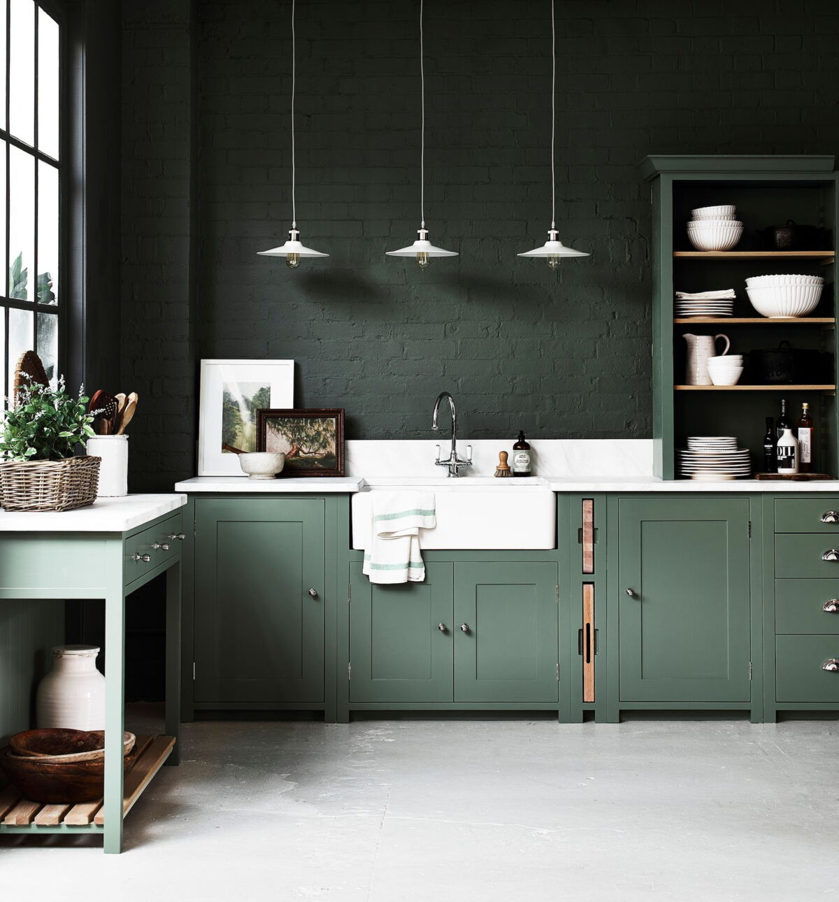 18 cuisines qui osent le vert - Côté Maison